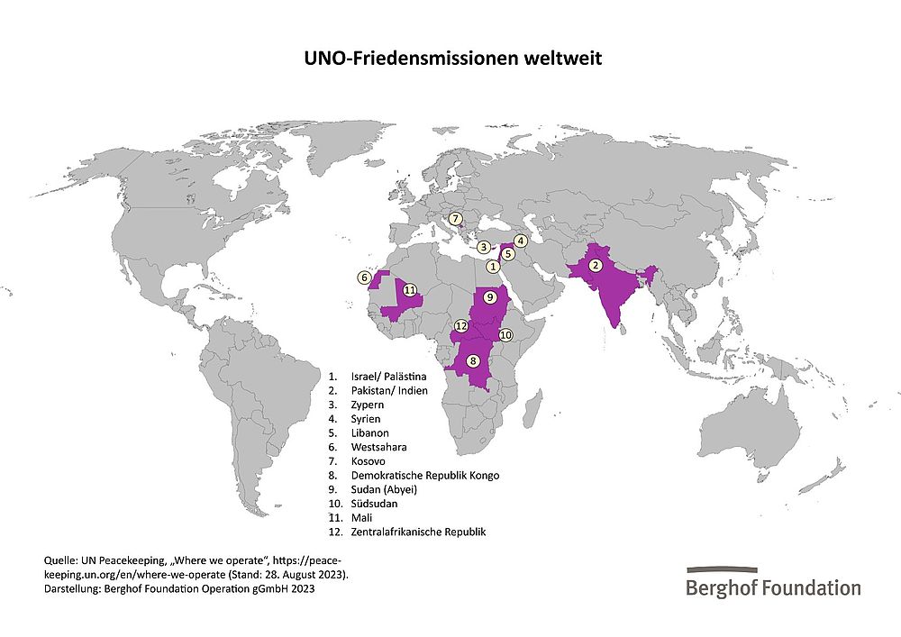 UN-Missionen | FRIEDEN FRAGEN